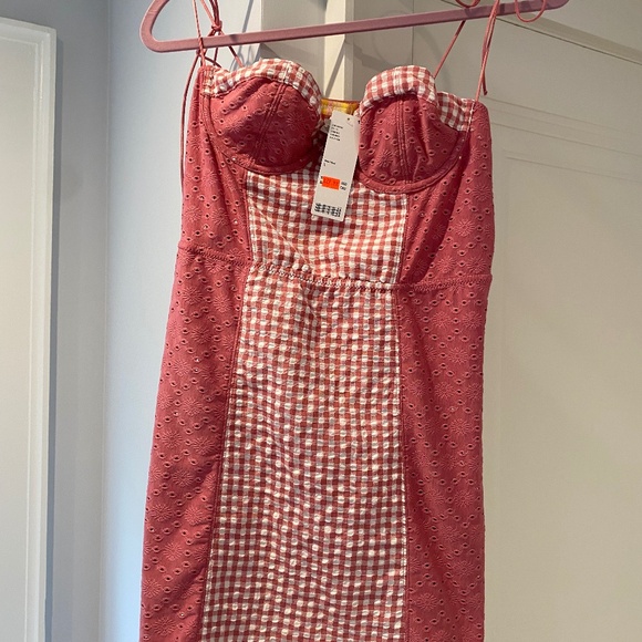 Urban Outfitters Dresses Nwt Urban Outfitter Pink Checkered Dress